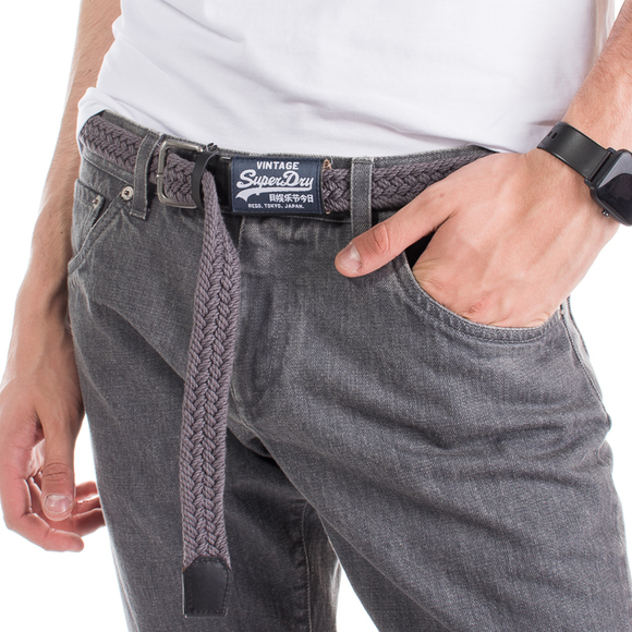 Superdry | Accessories | Super Dry Grey Classic Belt Mens | Poshmark